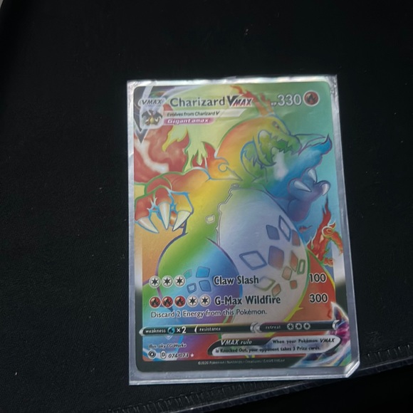 Other | Pokmon Card Charizard Vmax Rainbow | Poshmark